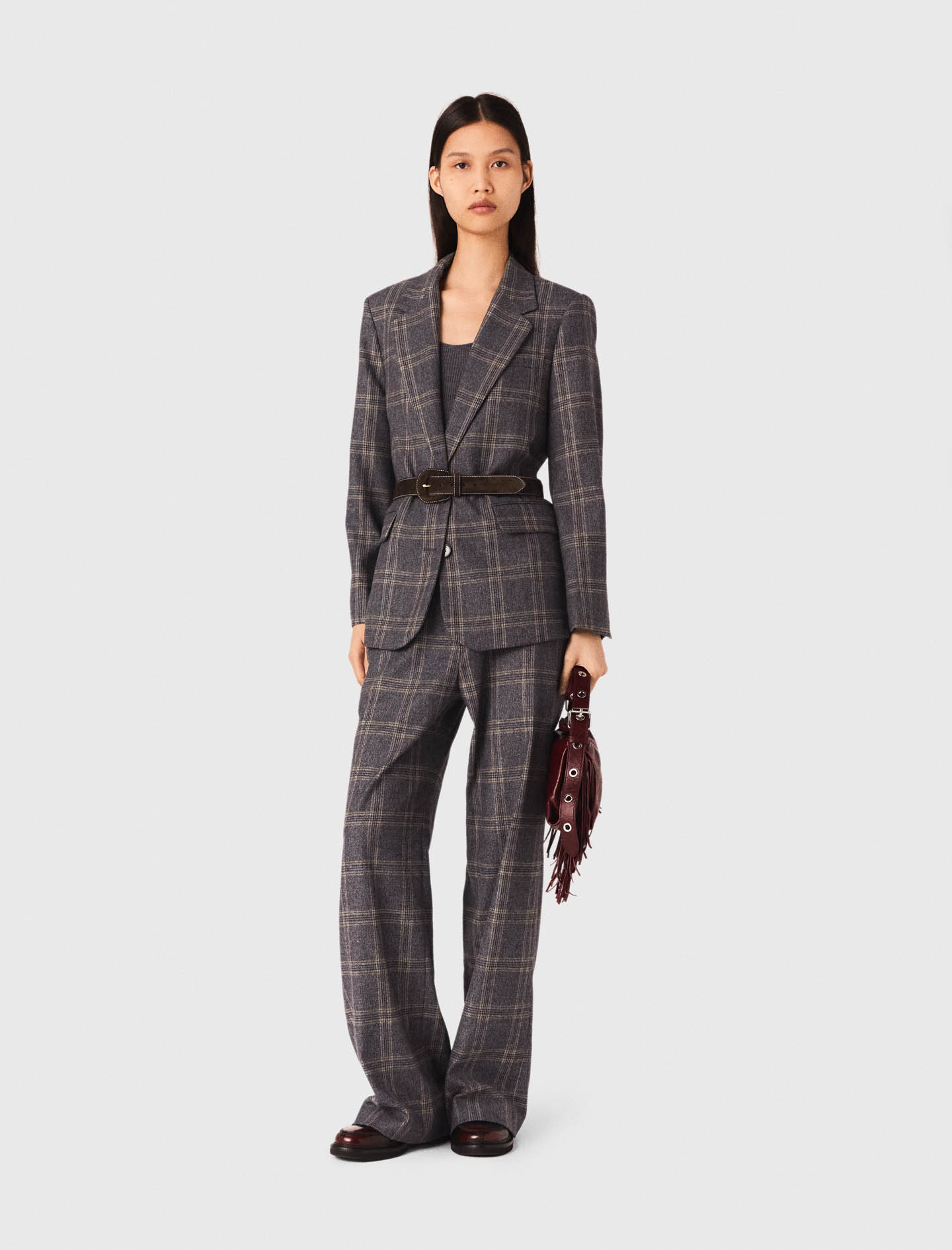 Suit jacket Grey for Women | Maje